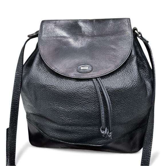 Bally | Bags | Bally Vintage Italian Leather Drawstring Bucket Bag ...